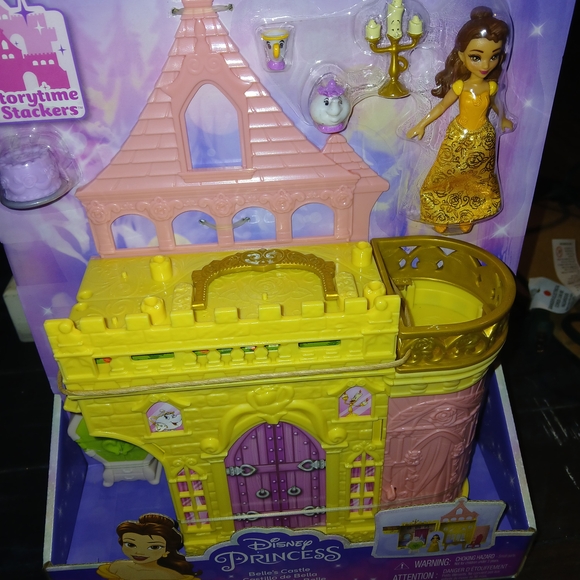 Disney | Toys | Nib Disney Princess Belle Castle Playset Yellow And ...
